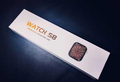 Смарт часы (белые) watch S8