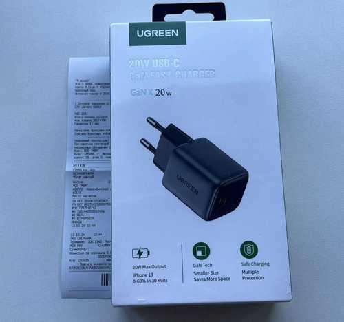 Сетевое зарядное устройство uGreen CD318 20W