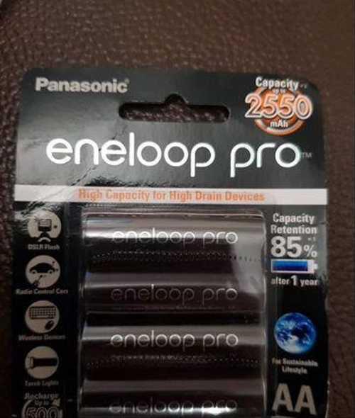 Аккумуляторы Panasonic eneloop pro AA