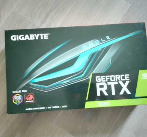 Продаю видеокарту GeForce RTX 3080 eagle 10Gb