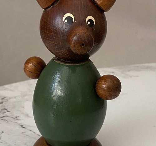 Игрушка деревянная Мишка из СССР
