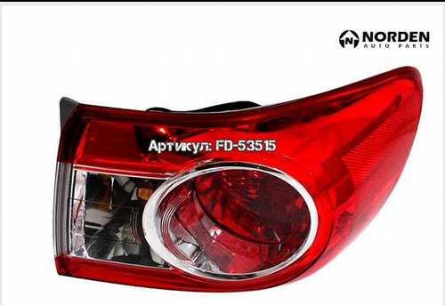 Toyota королла Е150 седан фонари задние 1 шт