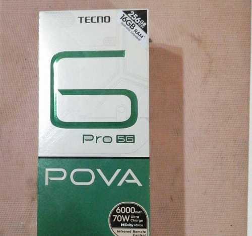 TECNO Pova 6 Pro 5G, 12/256 ГБ