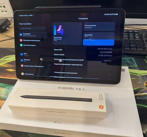 Xiaomi mi pad 5 6/128   стилус