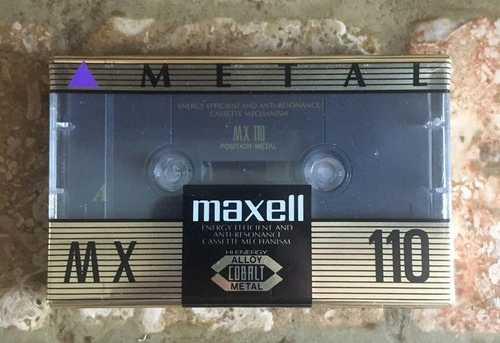 Аудиокассета maxell metal wx 110