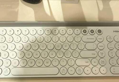 Беспроводная клавиатура xiaomi белая