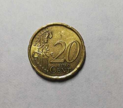 Монета евро центов