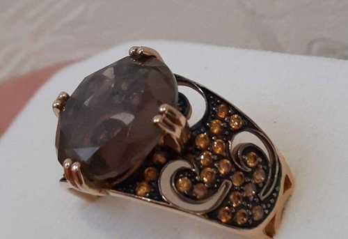 Женское кольцо из золота 585 пробы, размер 19,5