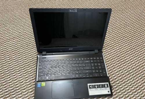 15.6" Acer Aspire E5-531G, 500 ГБ, Pentium 3556U, RAM 4 ГБ, GeForce 810M 1 ГБ
