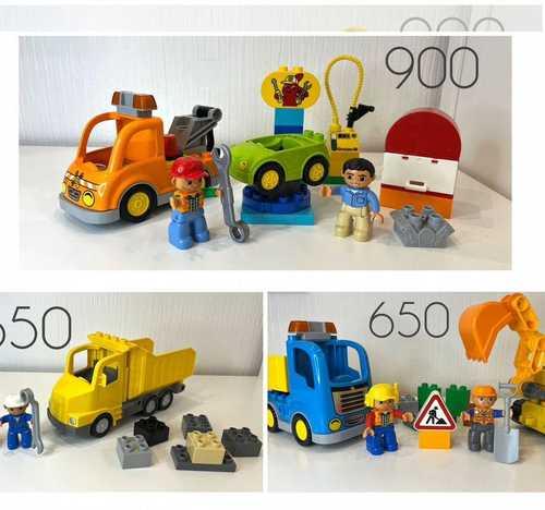 Lego duplo строительные машины