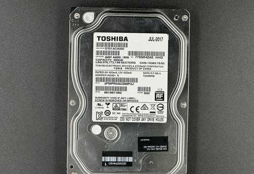 Жесткий диск Toshiba DT 500гб (DT01ACA050) NEW