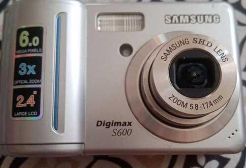 Компактный фотоаппарат Samsung S 600