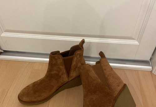 Новые ботинки Clarks оригинал натуральная замша