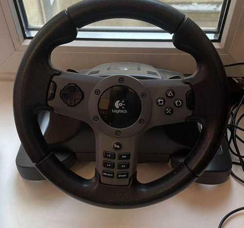 Игровой руль logitech driving force безпроаодной