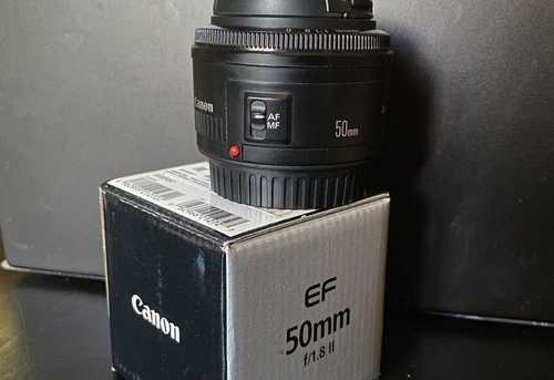 Обьектив Canon EF 50mm f/1.8 II