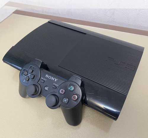 Sony playstation 3 super slim с 3 Играми