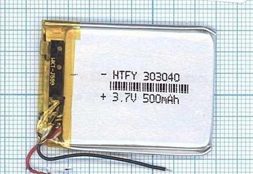 Аккумулятор Li-Pol (батарея) 3x30x40mm 2pin 3.7V/5