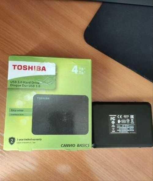Внешний диск HDD Toshiba 4tb