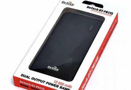 Фирменный Powerbank detech 10000 mah