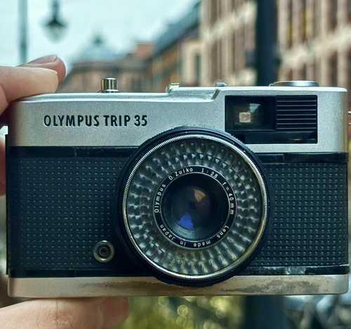 Olympus trip 35 плёночный фотоаппарат