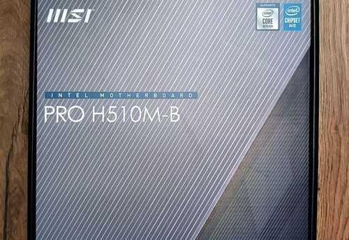 Комплект Core i3 10105f + MSI PRO H510M-B