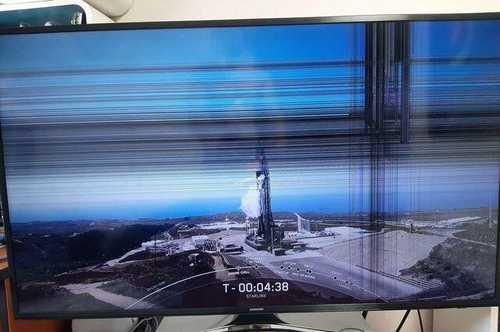 Телевизор samsung ue49mu6100u поврежденная матрица