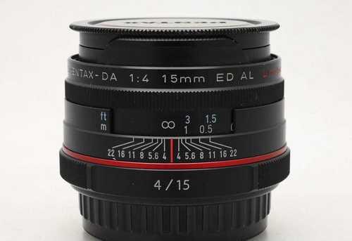 Pentax 15mm f/4 HD DA ED AL Limited