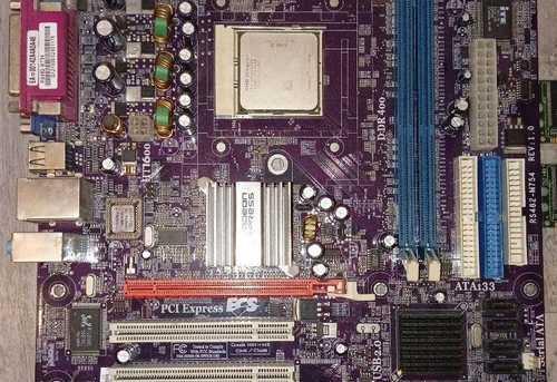 Комплект mATX на socket 754