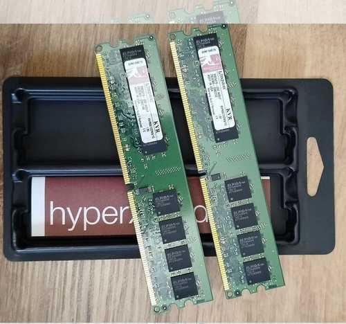 Оперативная память Kingston DDR2 1гб 667 MHz