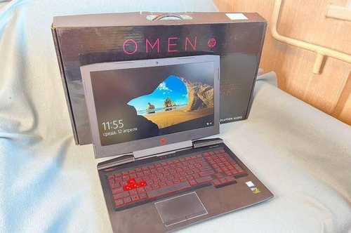 Игровой мощный ноутбук HP Omen /16RAM /GTX/SSD/IPS