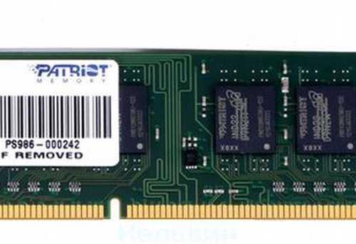 Patriot SO-dimm 8Gb DDR3 PC12800 (1600MHz) 1.35V P