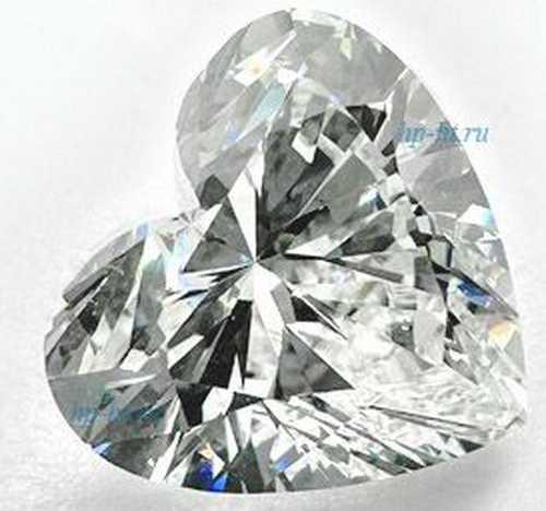 Лабораторный бриллиант CVD heart (2.04ct E/VVS2)