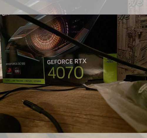 Видеокарта rtx 4070 новая