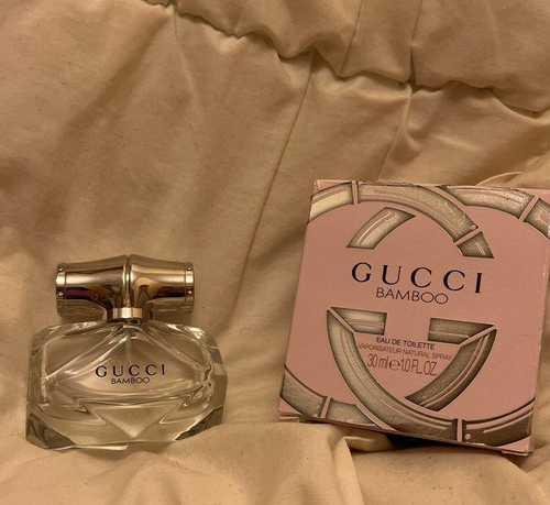 Пустой флакон Gucci Bamboo 30 ml и коробочка