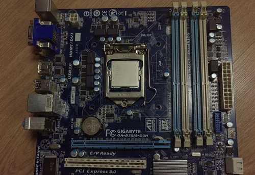 Материнские платы на сокете LGA1155 + i5-3550