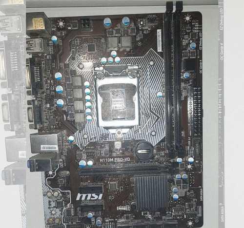 Материнская плата MSI H110M pro vd