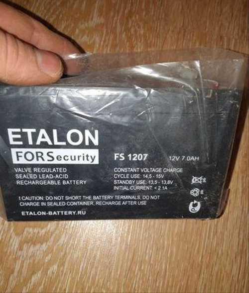 Аккумулятор etalon FS 1207