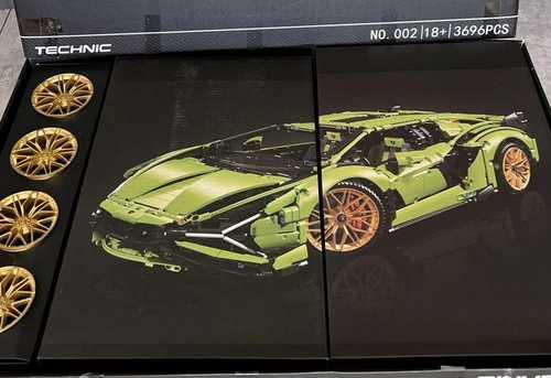 Конструктор lamborghini sian 3696 деталей