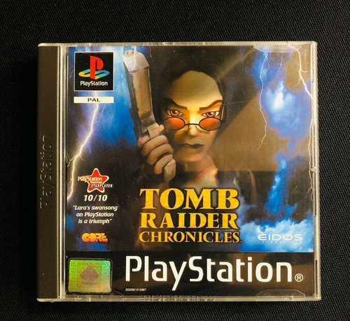 Игра PS1 лицензия Tomb Raider Chronicles