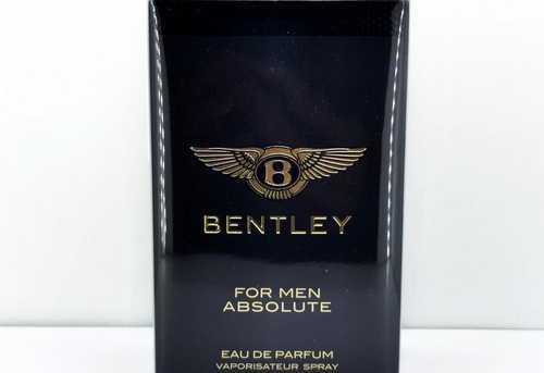 Bentley For Men Absolute 100мл оригинал