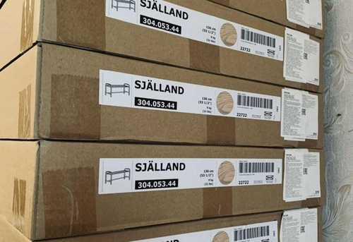 Новая скамья из эвкалипта Шэлланд / Sjalland IKEA