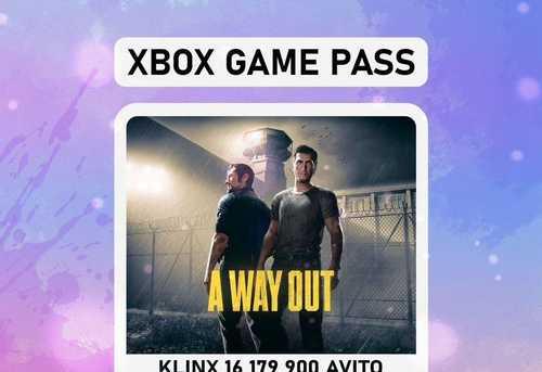Подписка Xbox Game Pass Ultimate + A Way Out