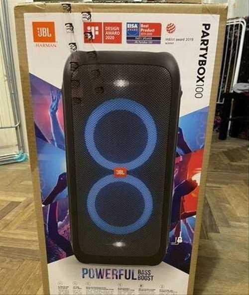 JBL Partybox 100 новая bass boosted powerful
