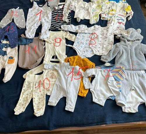 Одежда для младенца 0-6 месяцев
