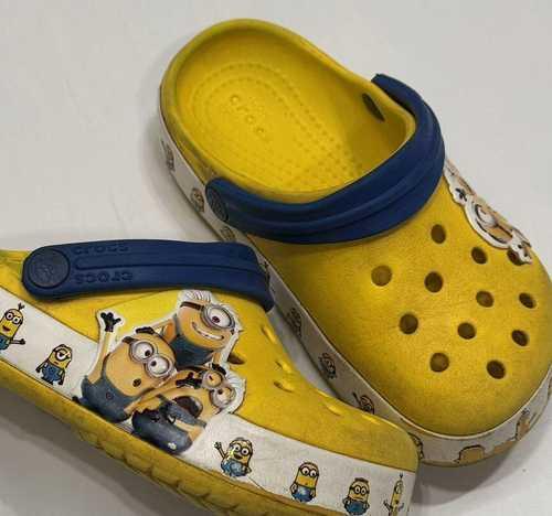 Сабо crocs с миньонами, C10