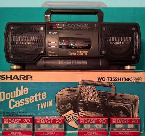 Магнитола Sharp WQ-T352HT BK Stereo Radio Cassette