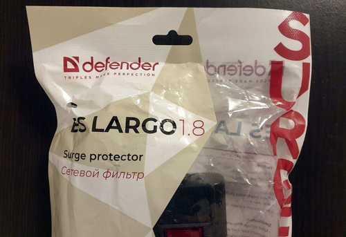 Удлинитель сетевой Defender на 5 розеток 1,8 м