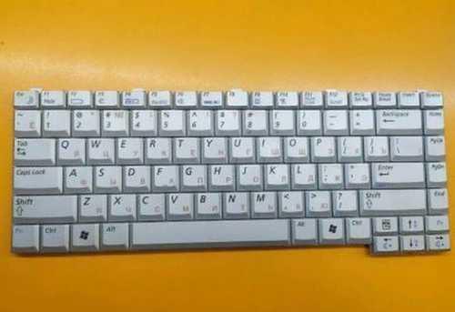 Б/У клавиатура для ноутбука Samsung X60 серебро
