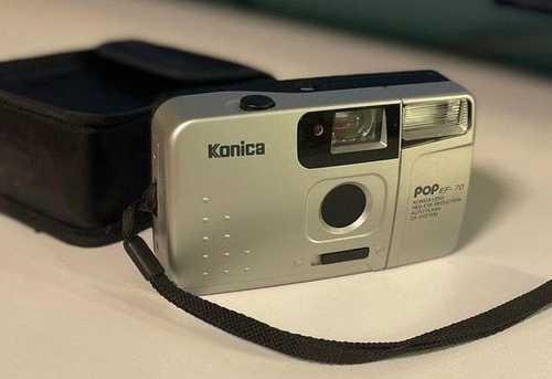Пленочный фотоаппарат Konica Pop EF-70 с чехлом
