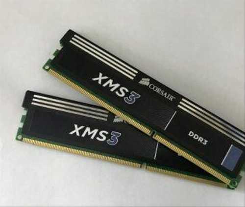 Оперативная память DDR3 4ш по 4GB 1600MHz для пк